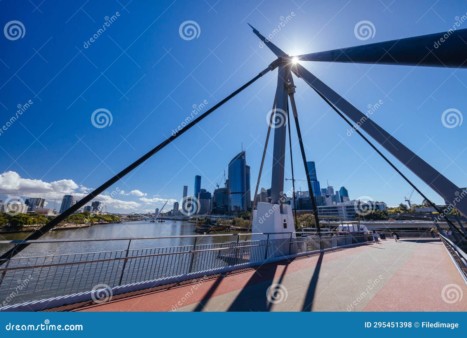 Goodwill Bridge in Brisbane Australia Editorial Stock Photo - Image of ...