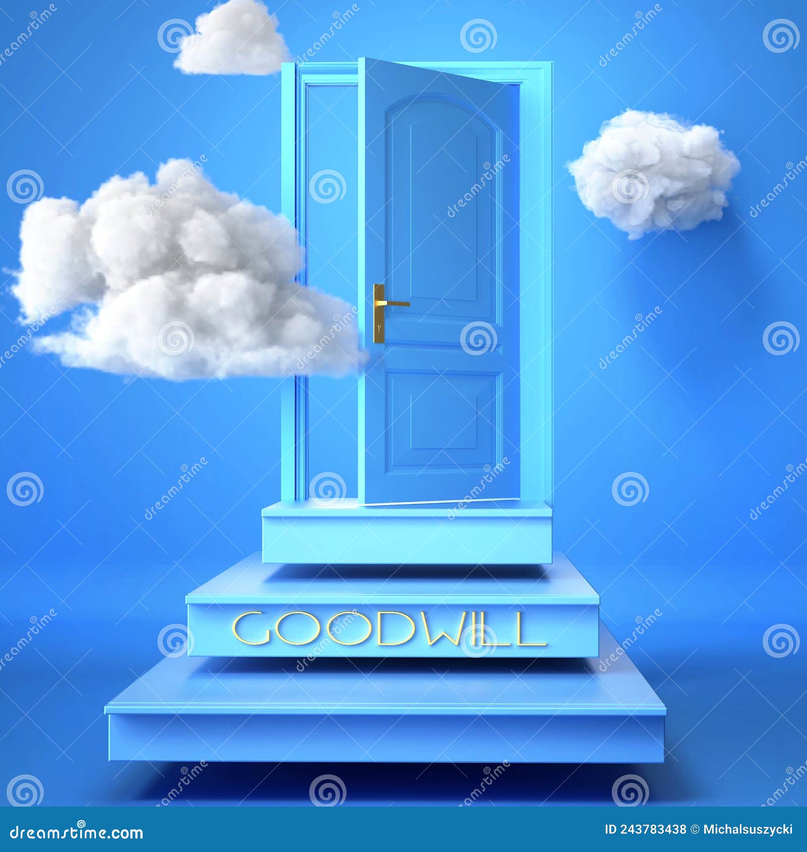 Goodwill And Success - Shown As Word Goodwill On A Fuel Tank And A ...