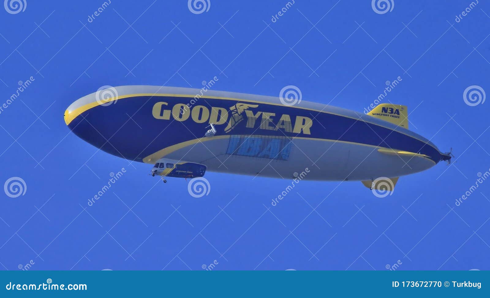 Goodyear blimp editorial image. Image of live, goodyear - 173672770