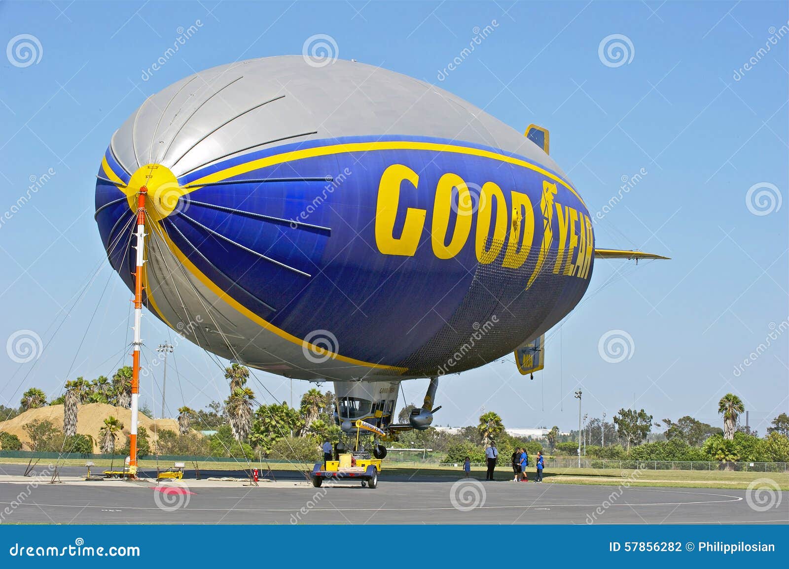 Goodyear Blimp editorial photography. Image of aviation - 57856282