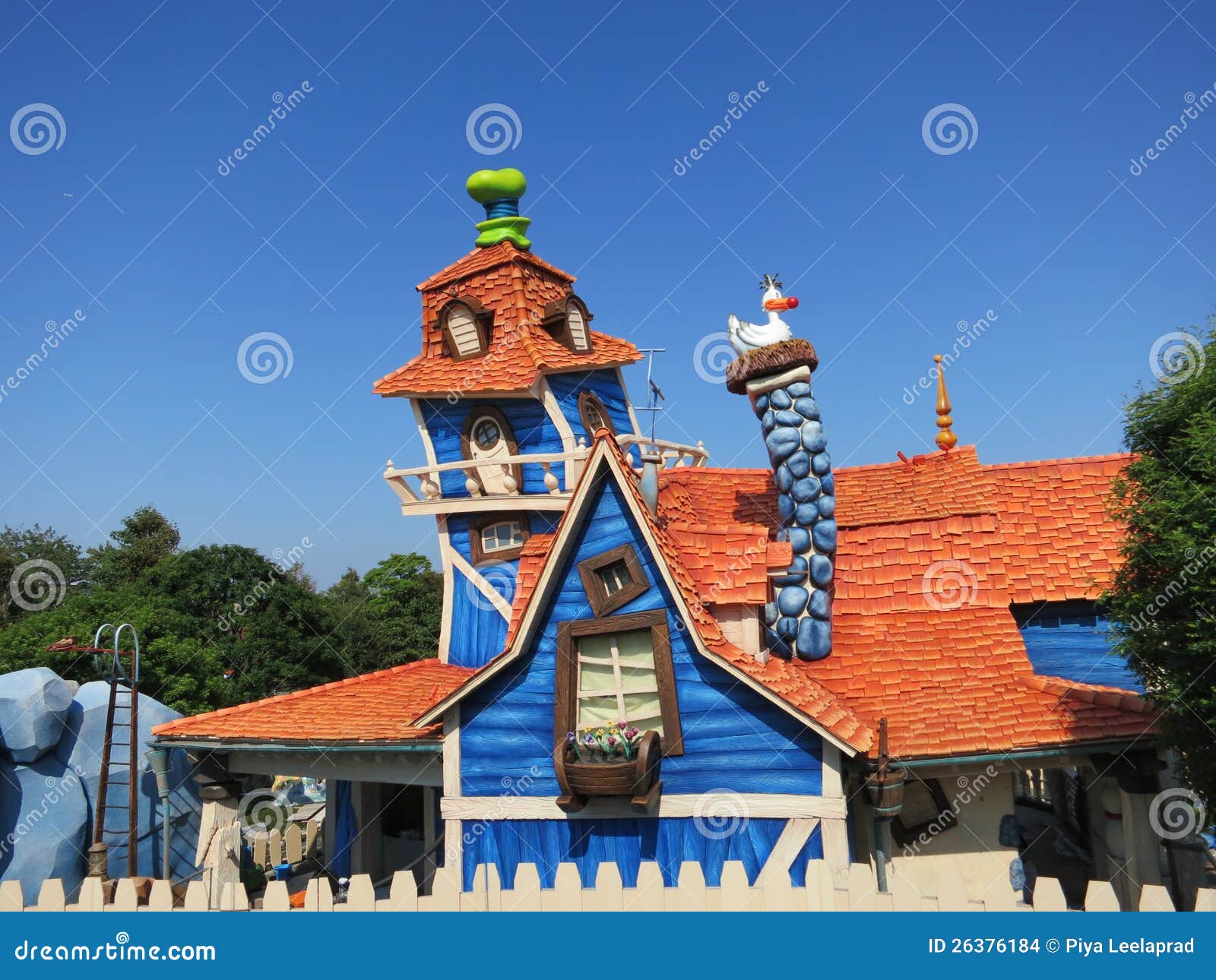 Goofie s House editorial stock image. Image of animation - 26376184
