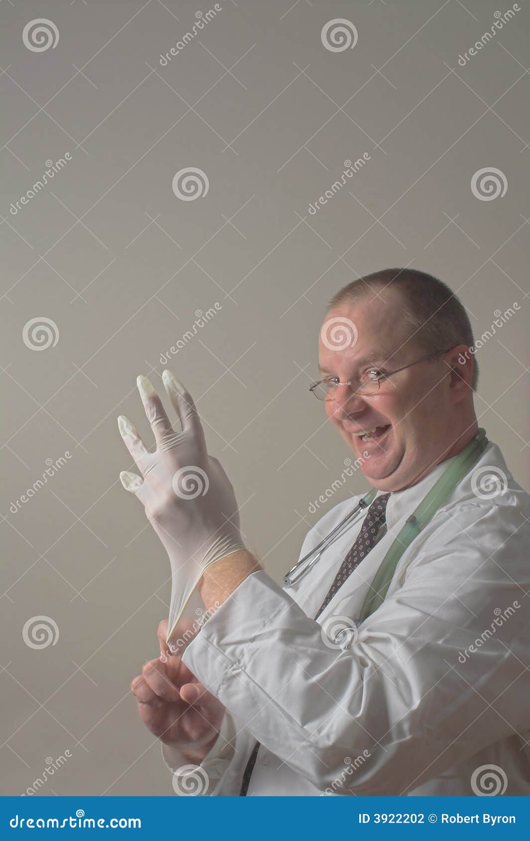 Goofy Doctor stock photo. Image of proctology, person - 3922202