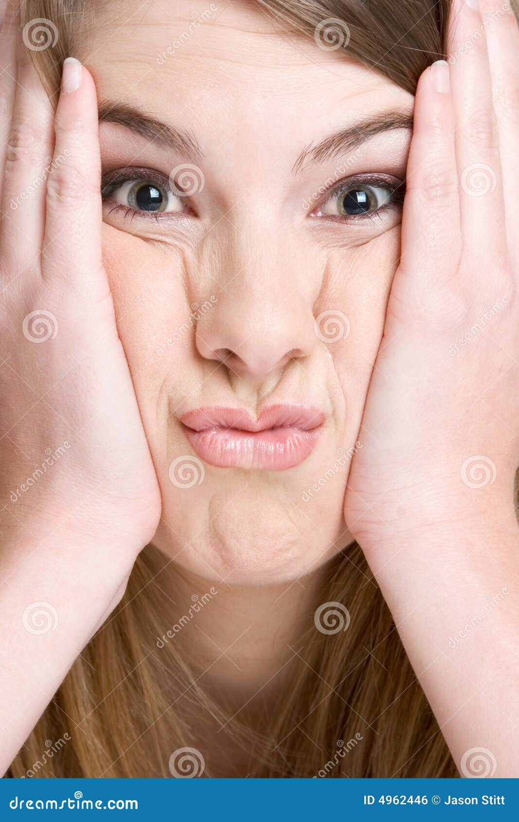 Goofy Face Girl stock photo. Image of people, expression - 4962446