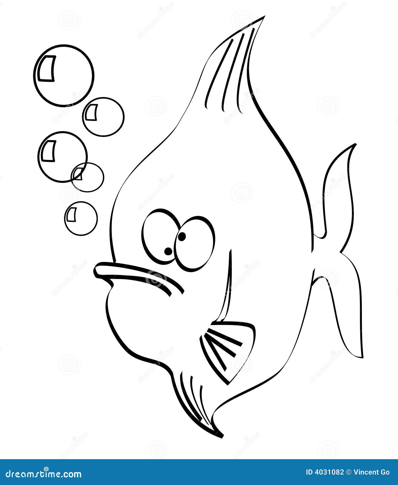 Goofy Fish Stock Photo | CartoonDealer.com #4031034