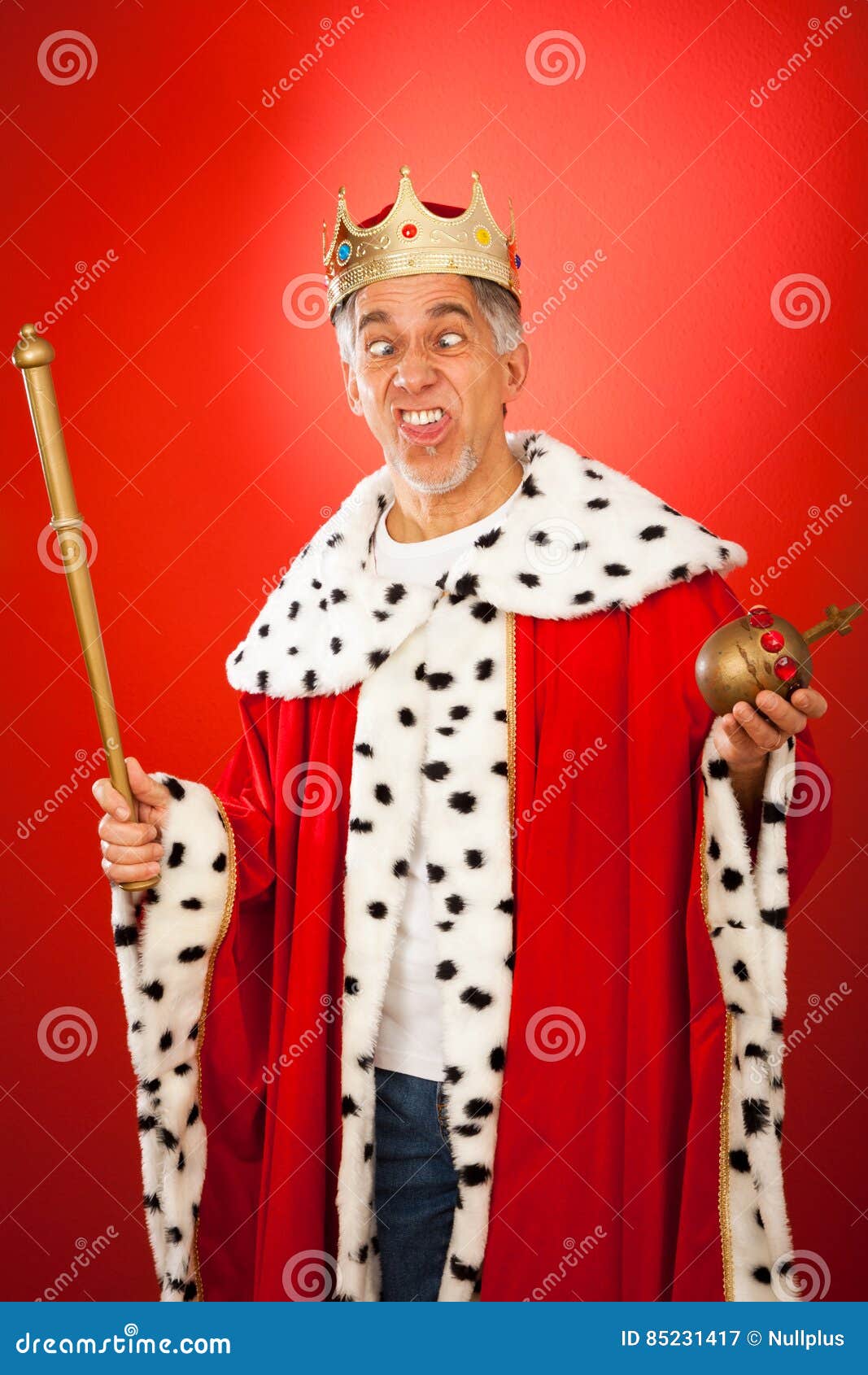 Goofy King stock image. Image of emperor, royal, cape - 85231417