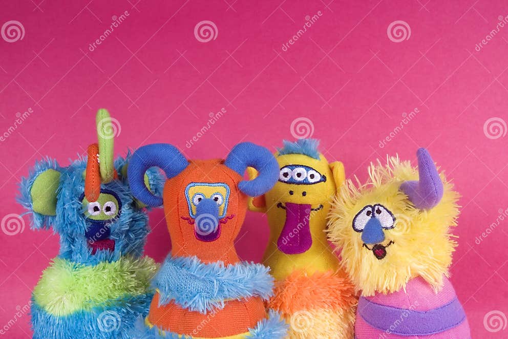 Goofy Monsters stock photo. Image of fuzzy, wacky, foolish - 6719822