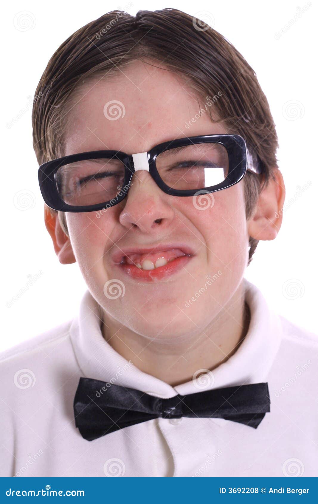 Goofy nerd portrait smile stock photo. Image of dork, comical - 3692208