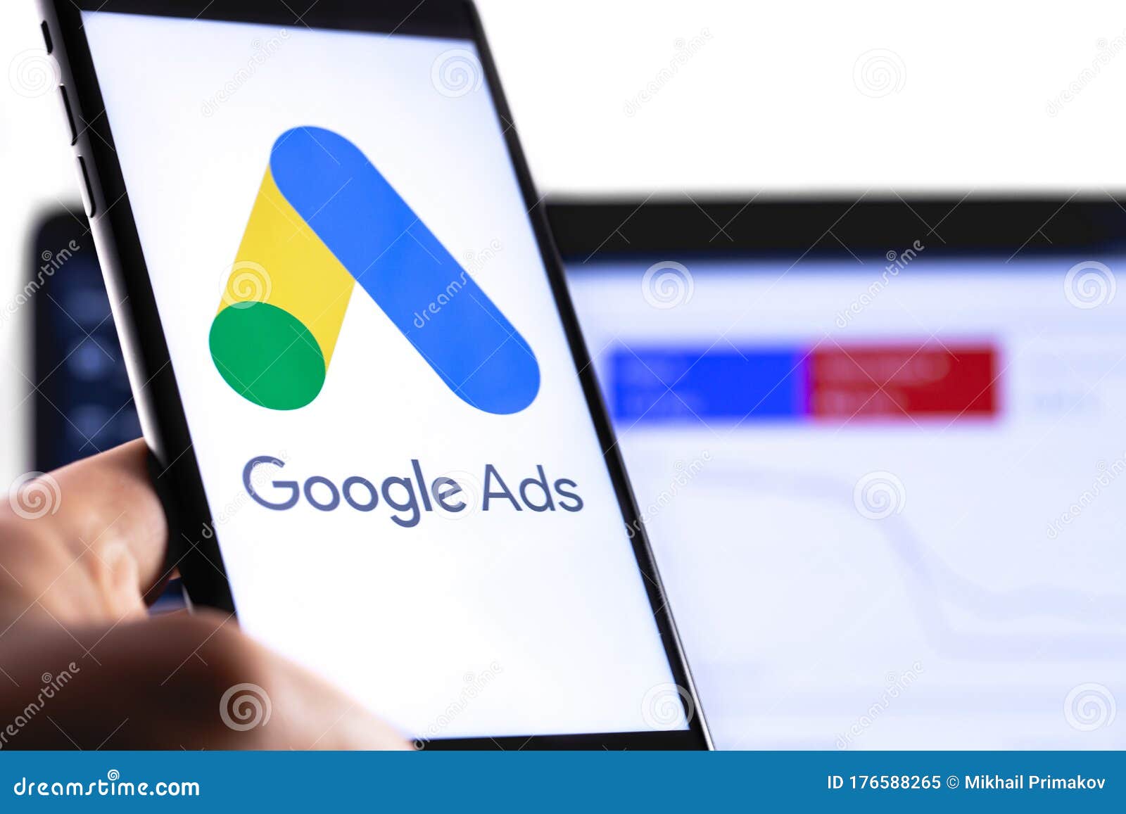 Google Ads Symbol on the Screen Smartphone Editorial Image - Image of ...