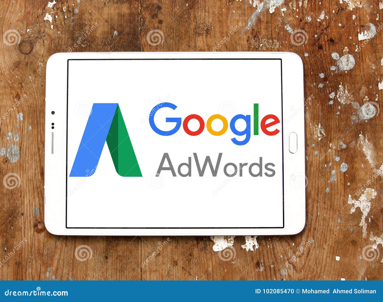 Google AdWords logo obraz editorial. Obraz złożonej z wynagrodzenie ...