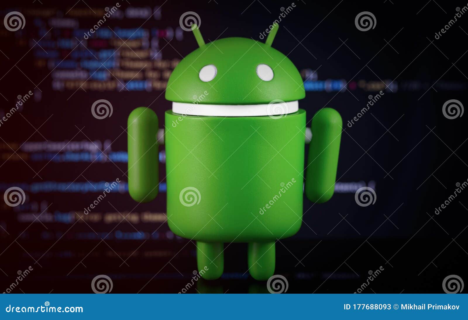 Google Android Figure on Digital Editorial Stock Photo - Image of ...