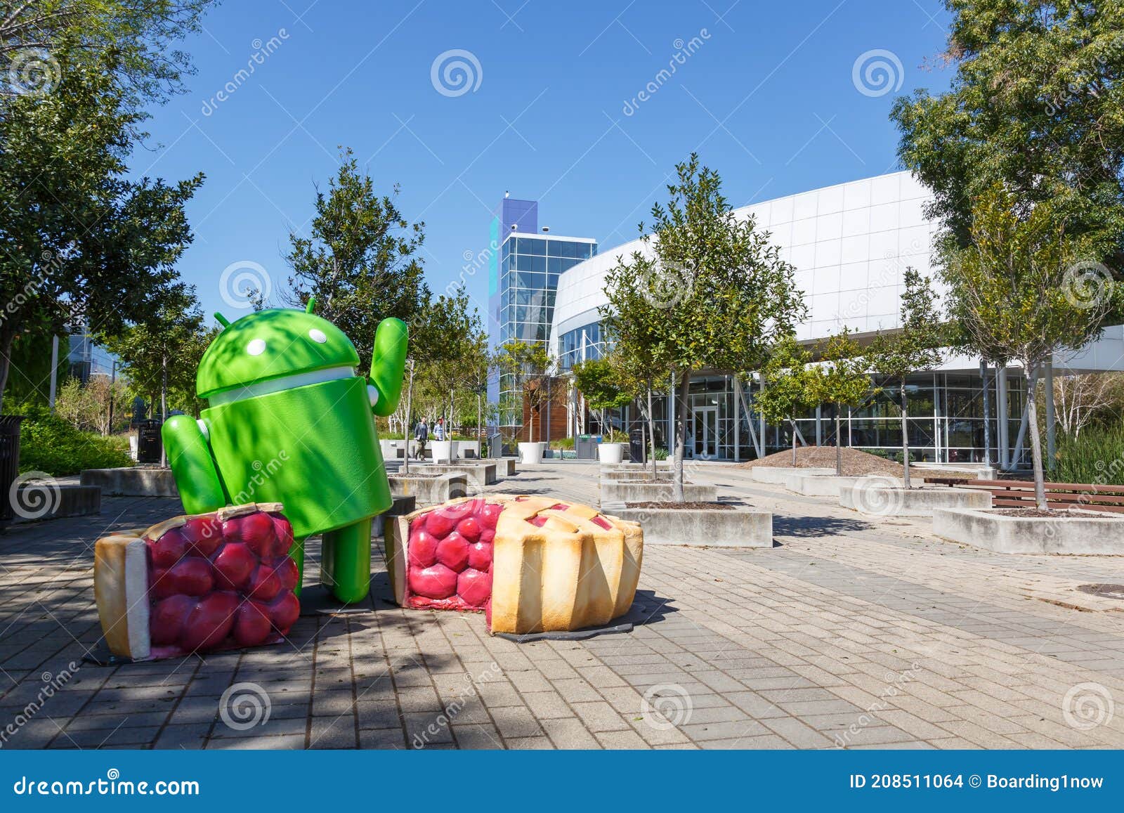 Google Android Figure Headquarter Headquarters HQ Googleplex Mountain ...
