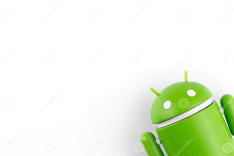 Google Android Figure on White Background Editorial Image - Image of ...