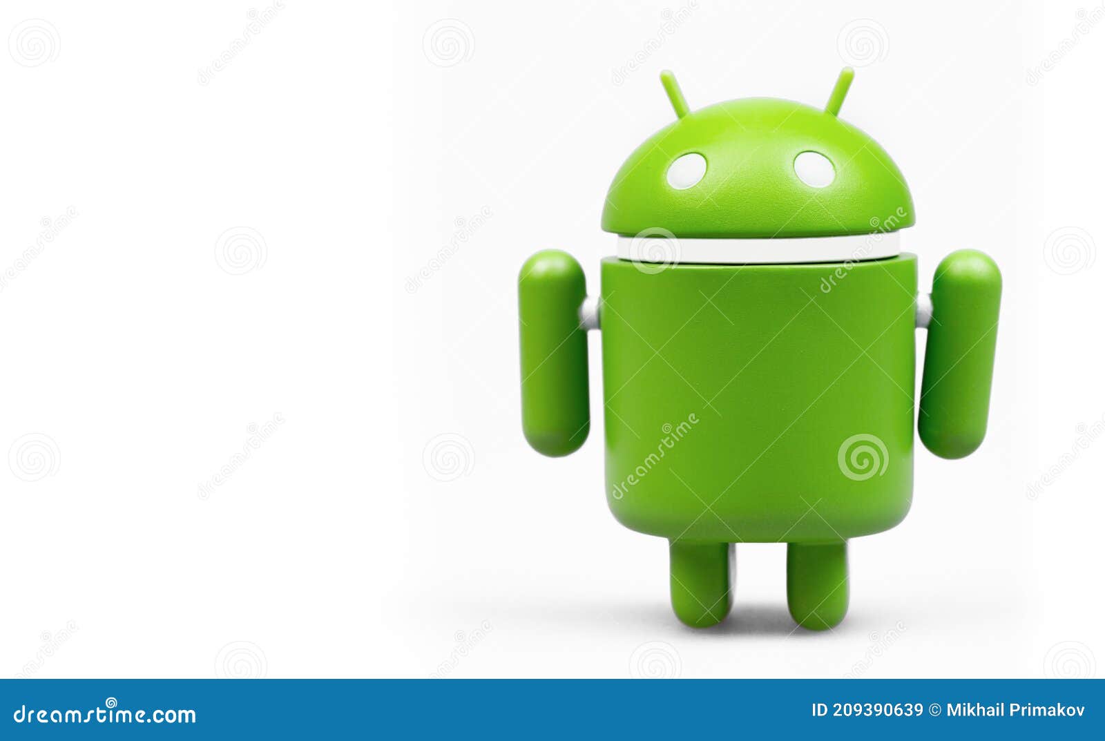 Google Android Figure-symbol on White Background Editorial Stock Image ...