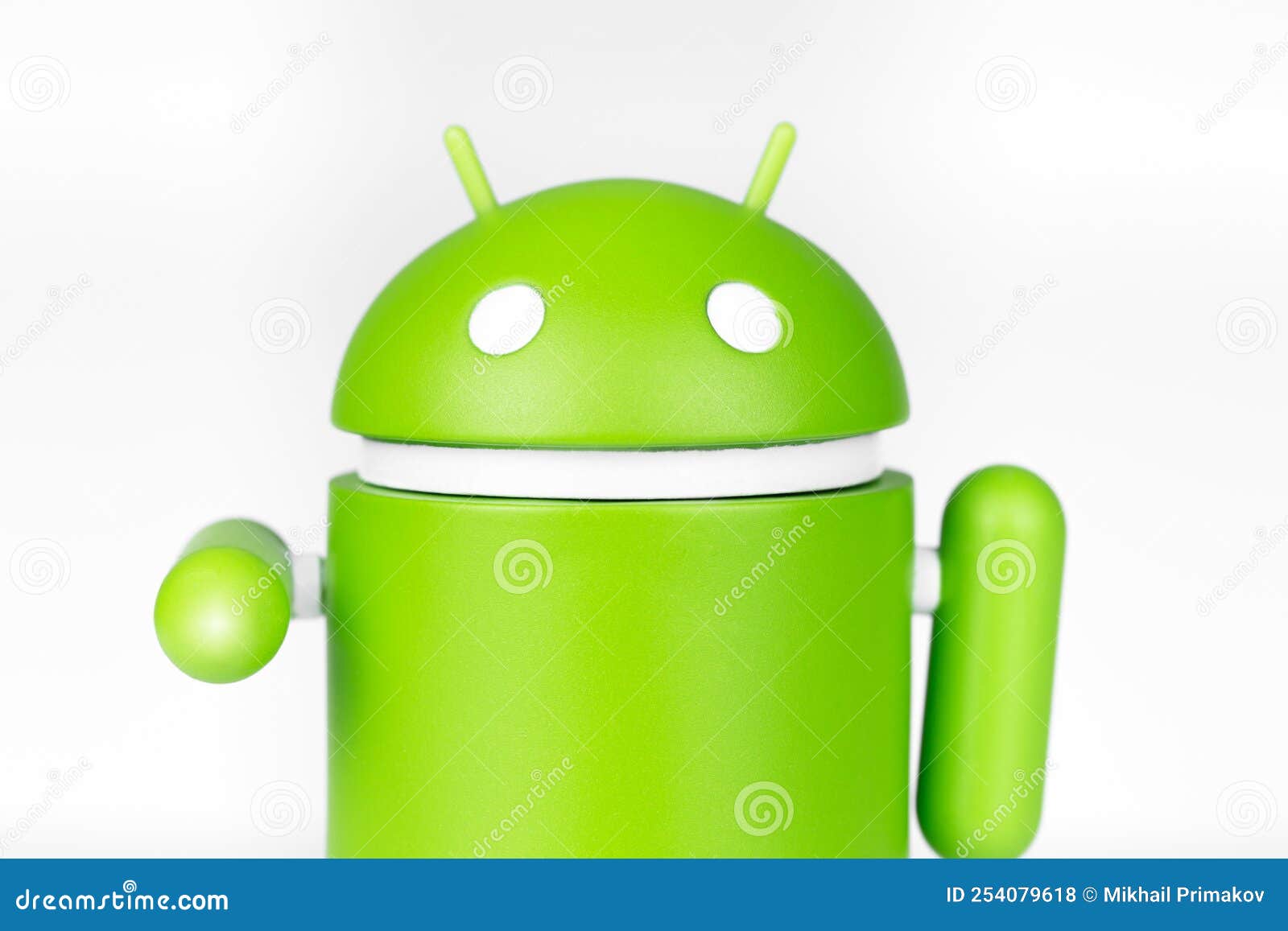 Google Android Figure on White Background Editorial Stock Photo - Image ...