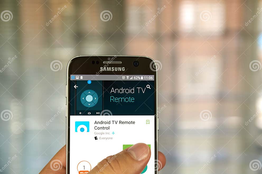 Google Android Remote Control Editorial Stock Image - Image of internet ...