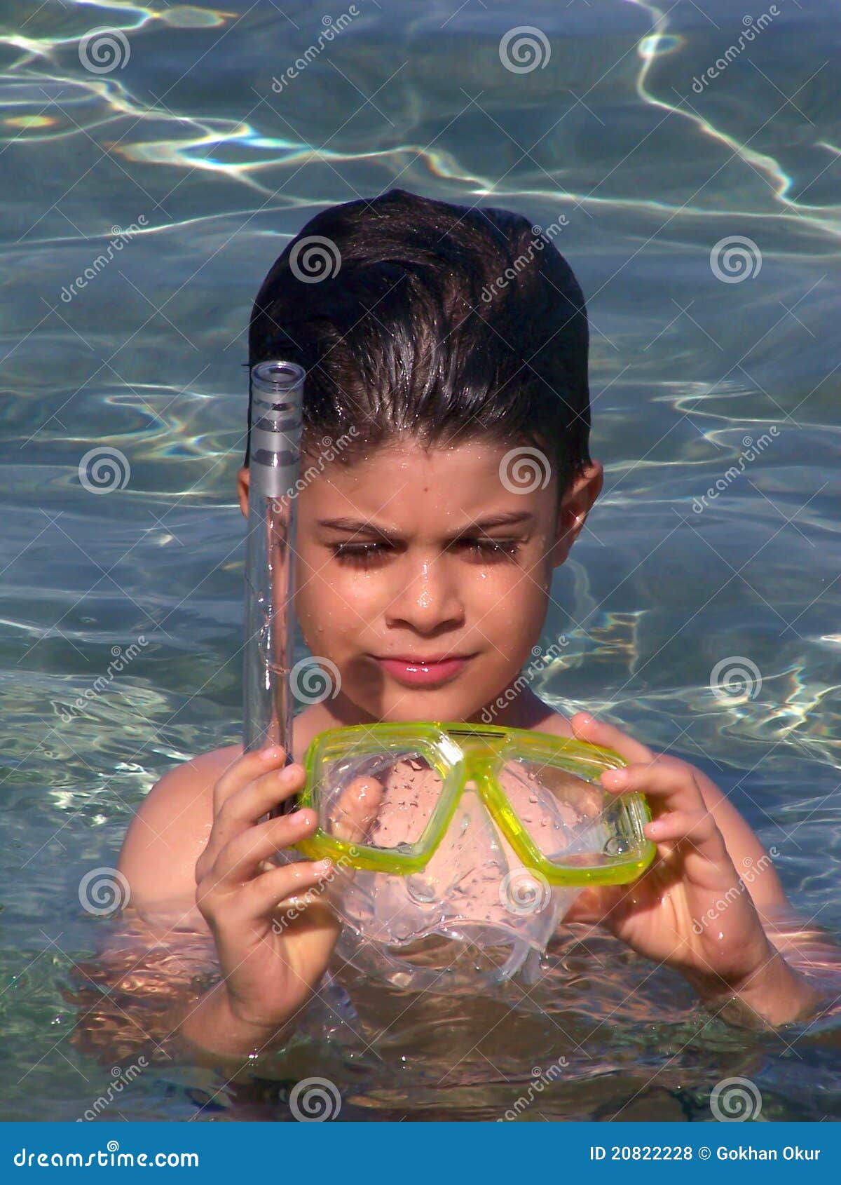 Google Boy stock photo. Image of flipper, safety, clean - 20822228