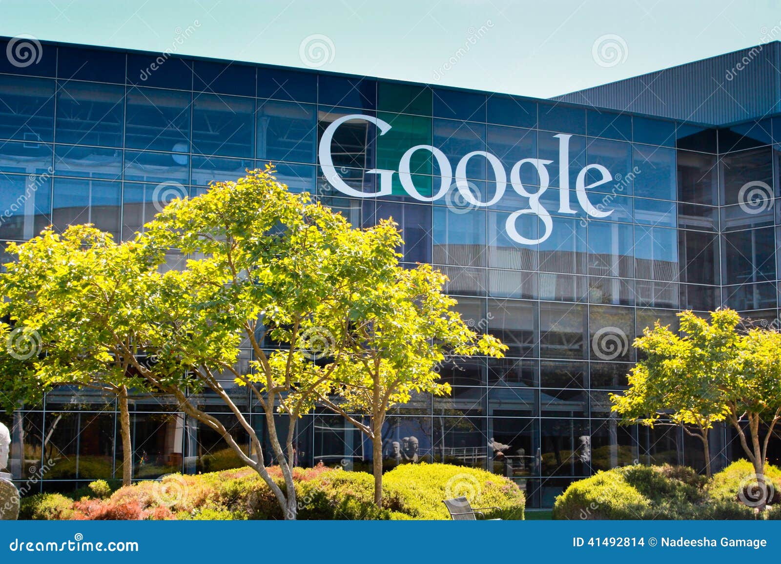 Google-Campus redaktionelles stockbild. Bild von arbeiter - 41492814