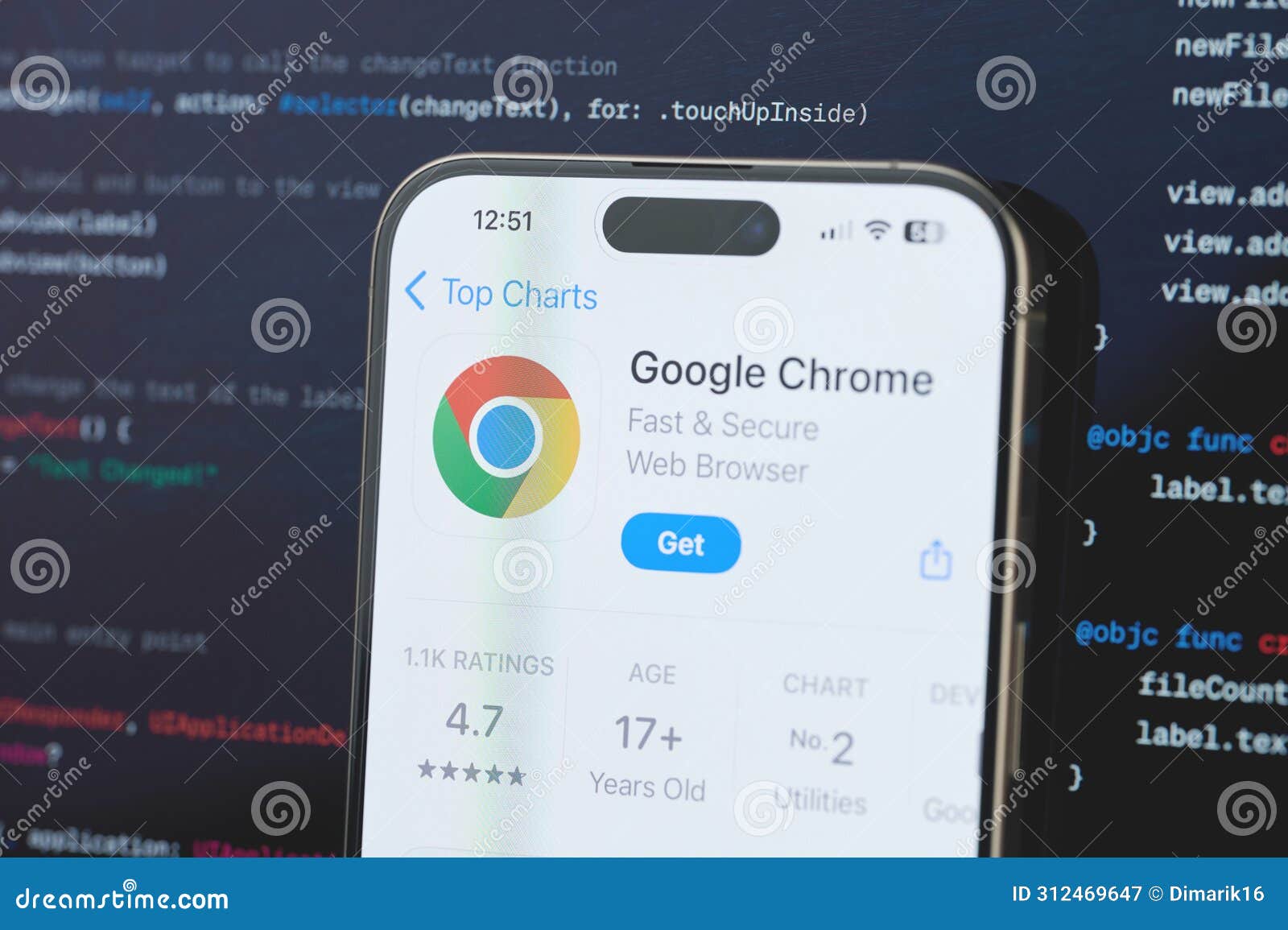 Google Chrome on Iphone Screen Editorial Photography - Image of browser ...