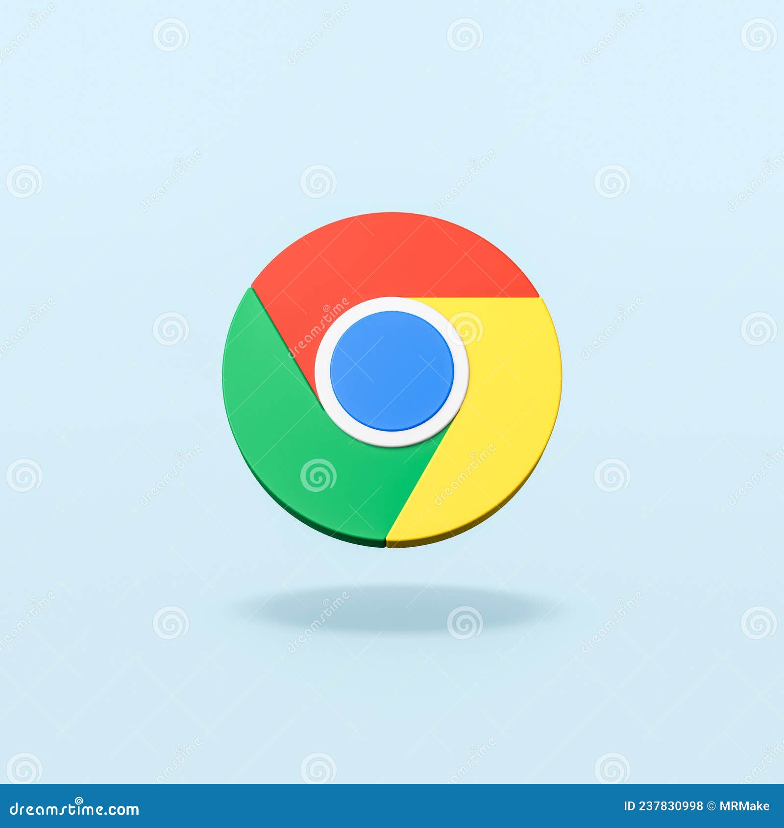 Google Chrome Logo on Flat Blue Background Editorial Stock Photo ...
