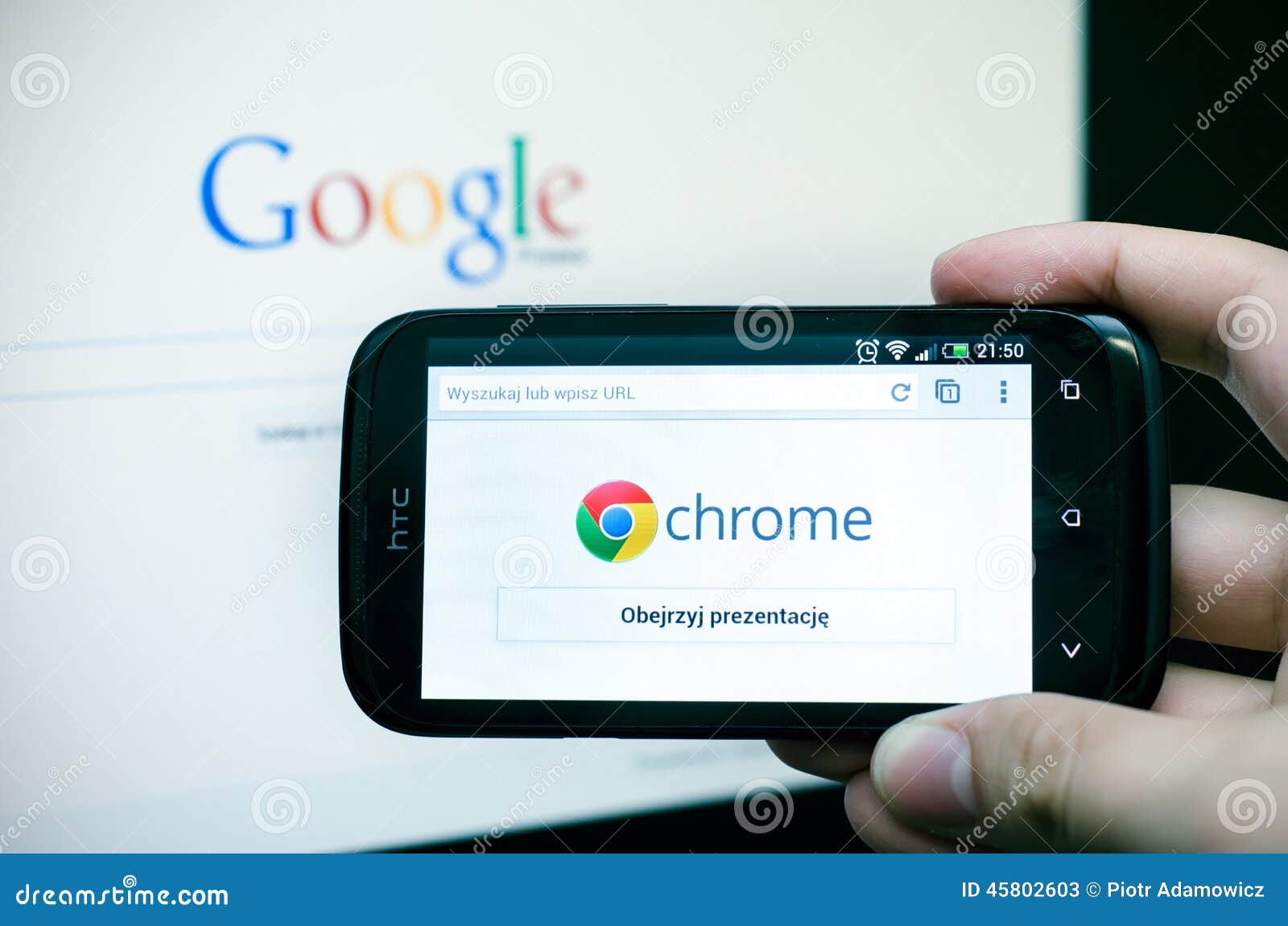 Google Chrome Mobile Web Browser Editorial Stock Photo - Image of ...