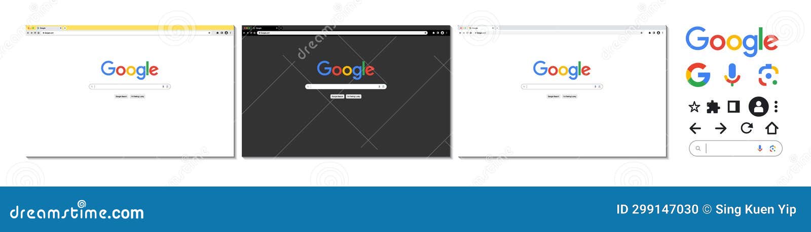 Google Chrome Search Engine with Chrome Web-Browser. Utilizing Keywords ...