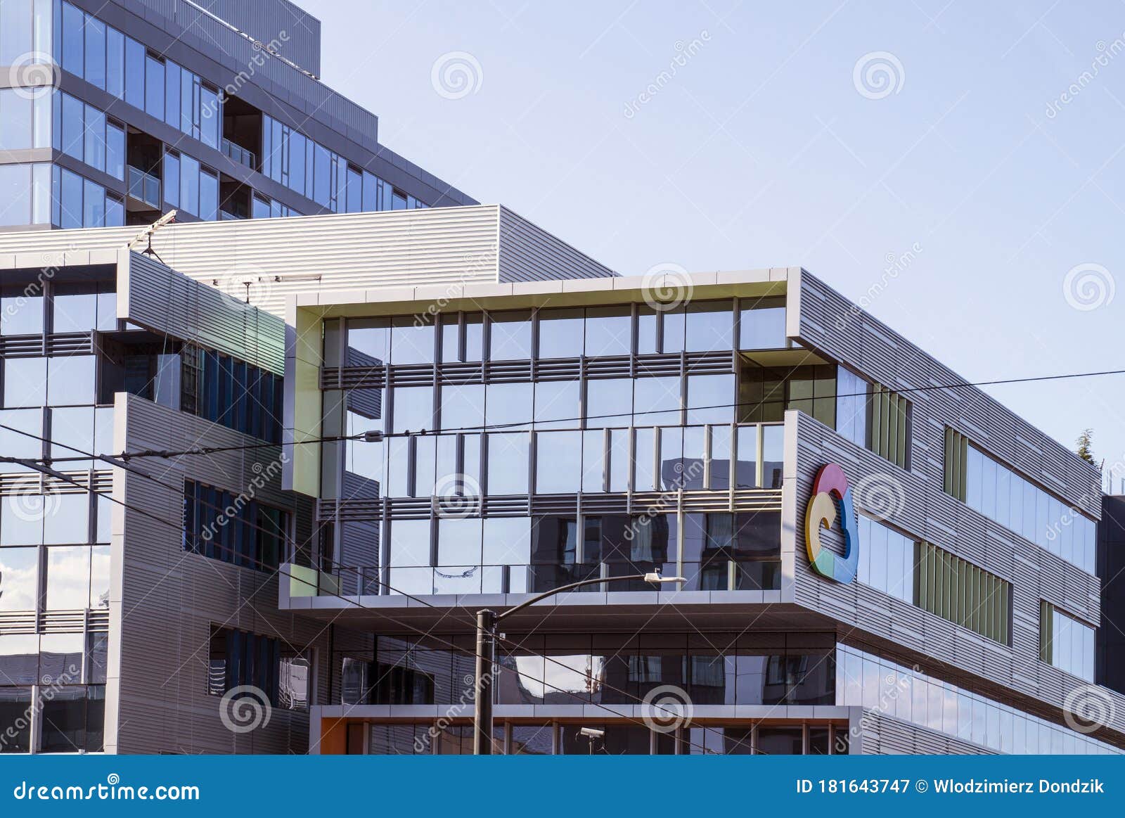 Google Cloud Headquarters. Seattle, Washington. USA. August 2019 ...