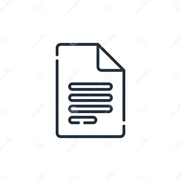 Google Docs Vector Icon. Google Docs Editable Stroke Stock Vector ...