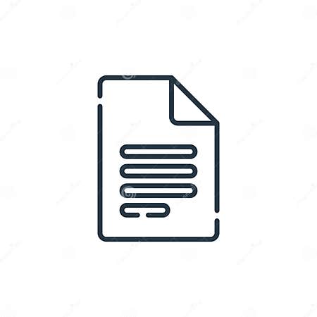 Google Docs Vector Icon. Google Docs Editable Stroke Stock Vector ...