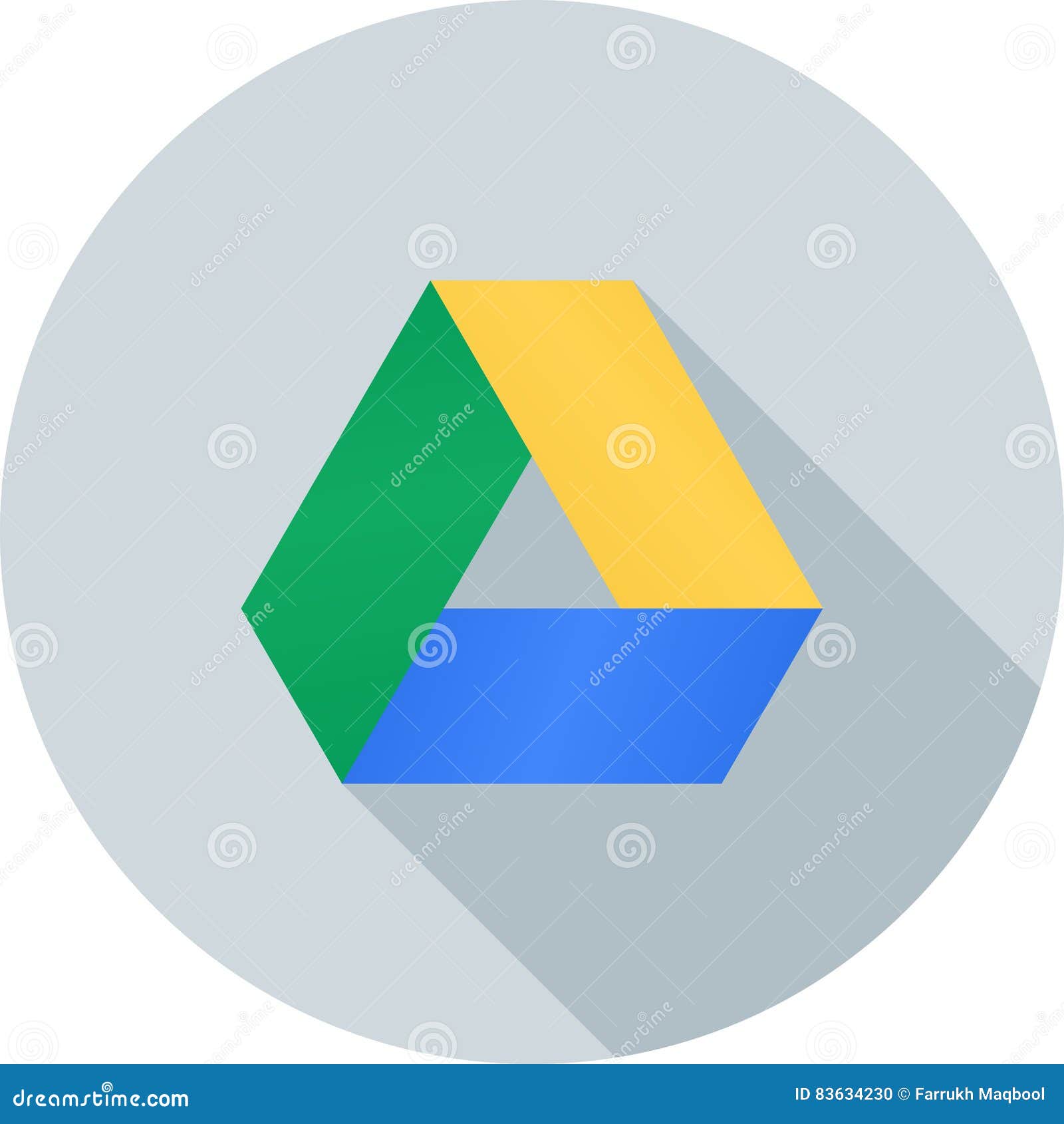 Google Drive Logo Spotlighted On Black Background Editorial Image ...
