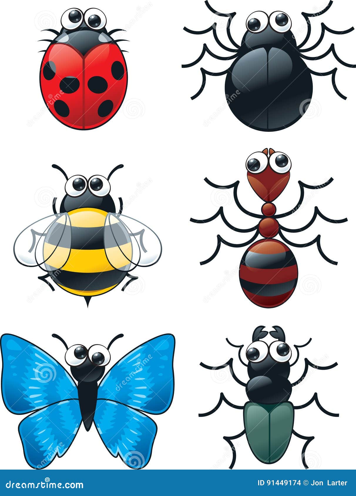 Cartoon Google Eyed Fish | CartoonDealer.com #79929725