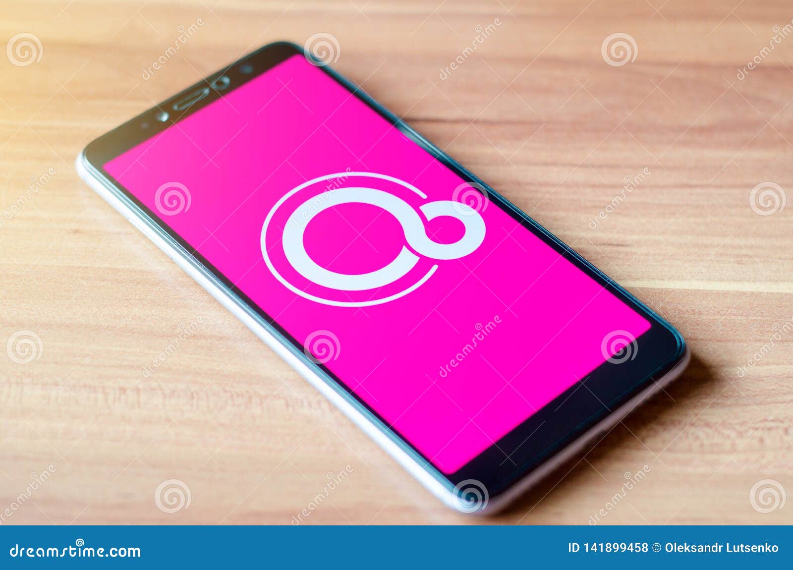 Soest, Germany - January 7, 2019: Google Fuchsia OS Logo on Screen ...