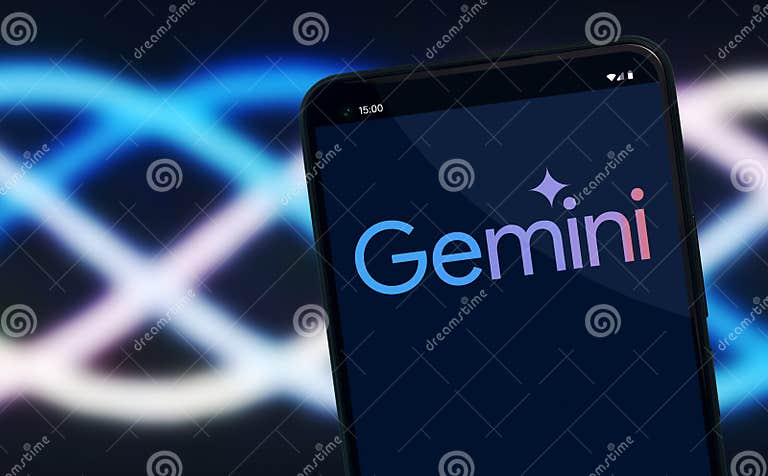 Google Gemini AI Artificial Intelligence Large Language Model Editorial ...