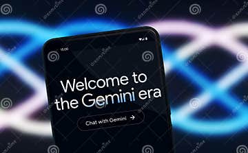 Google Gemini AI Artificial Intelligence LLM Language Model Editorial ...