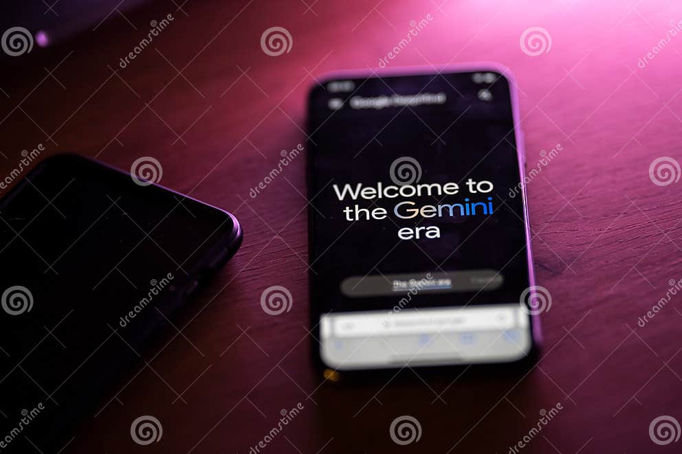 Google Gemini AI Language Model. Artificial Intelligence Chatbot ...