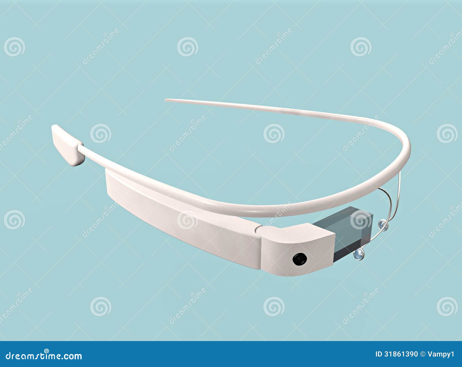 Google glass stock illustration. Illustration of augmented - 31861390