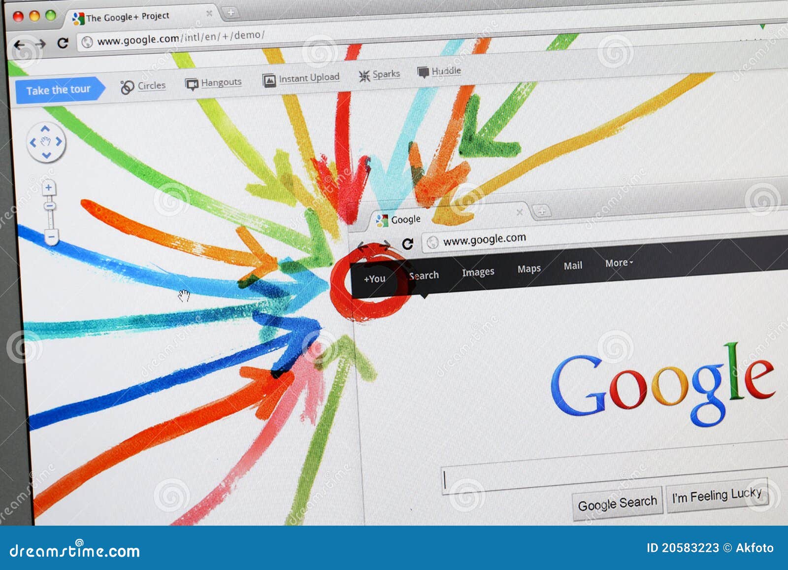 Google+ - Google Plus - the New Social Network Editorial Stock Photo ...