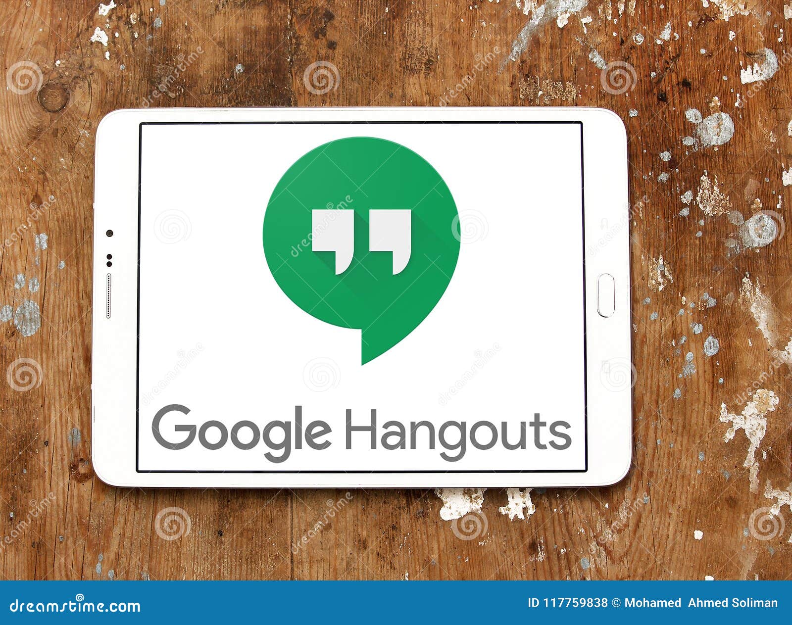 Google Hangouts logo editorial stock photo. Image of mania - 117759838