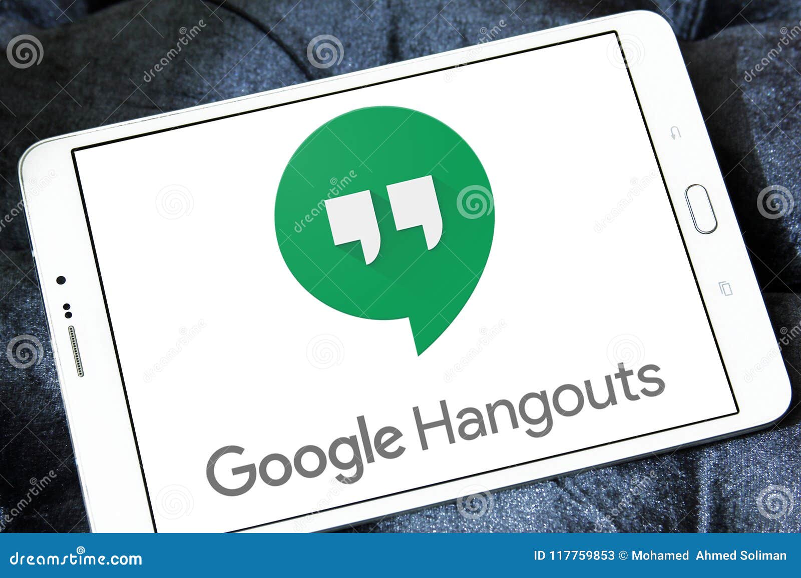 Google Hangouts logo editorial stock photo. Image of mania - 117759853