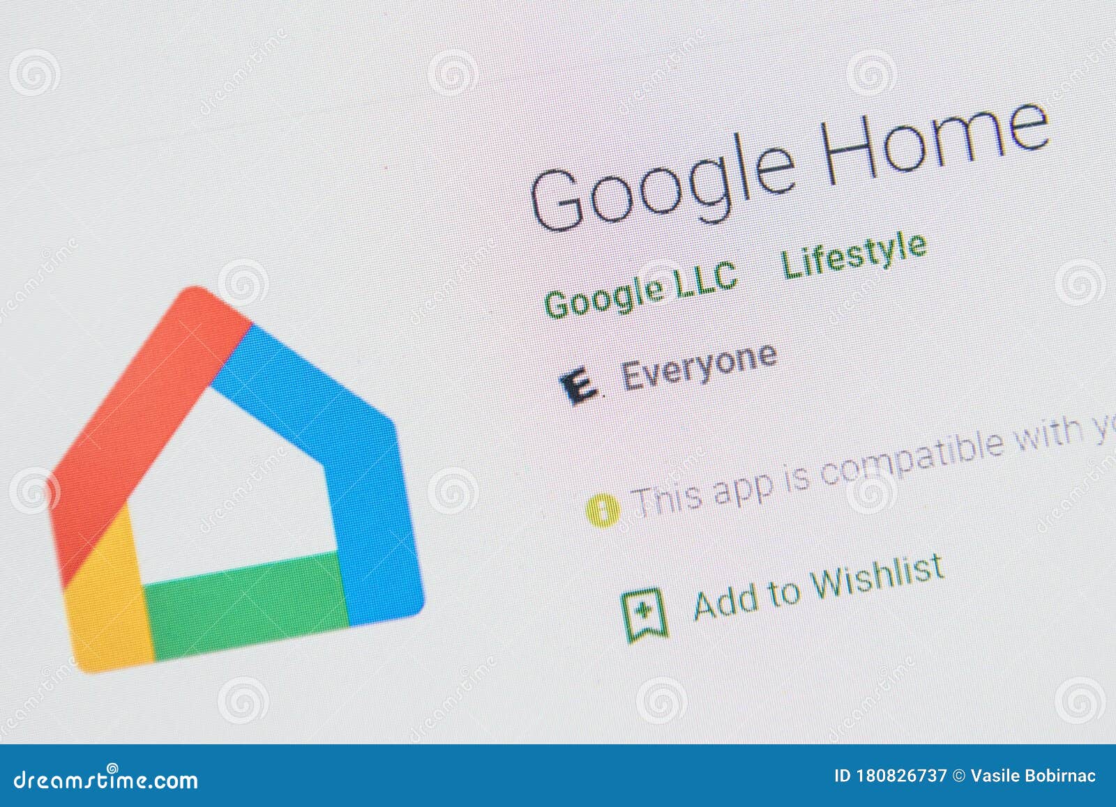 Google Home App Icon. Selective Focus. Editorial Photography - Image of ...