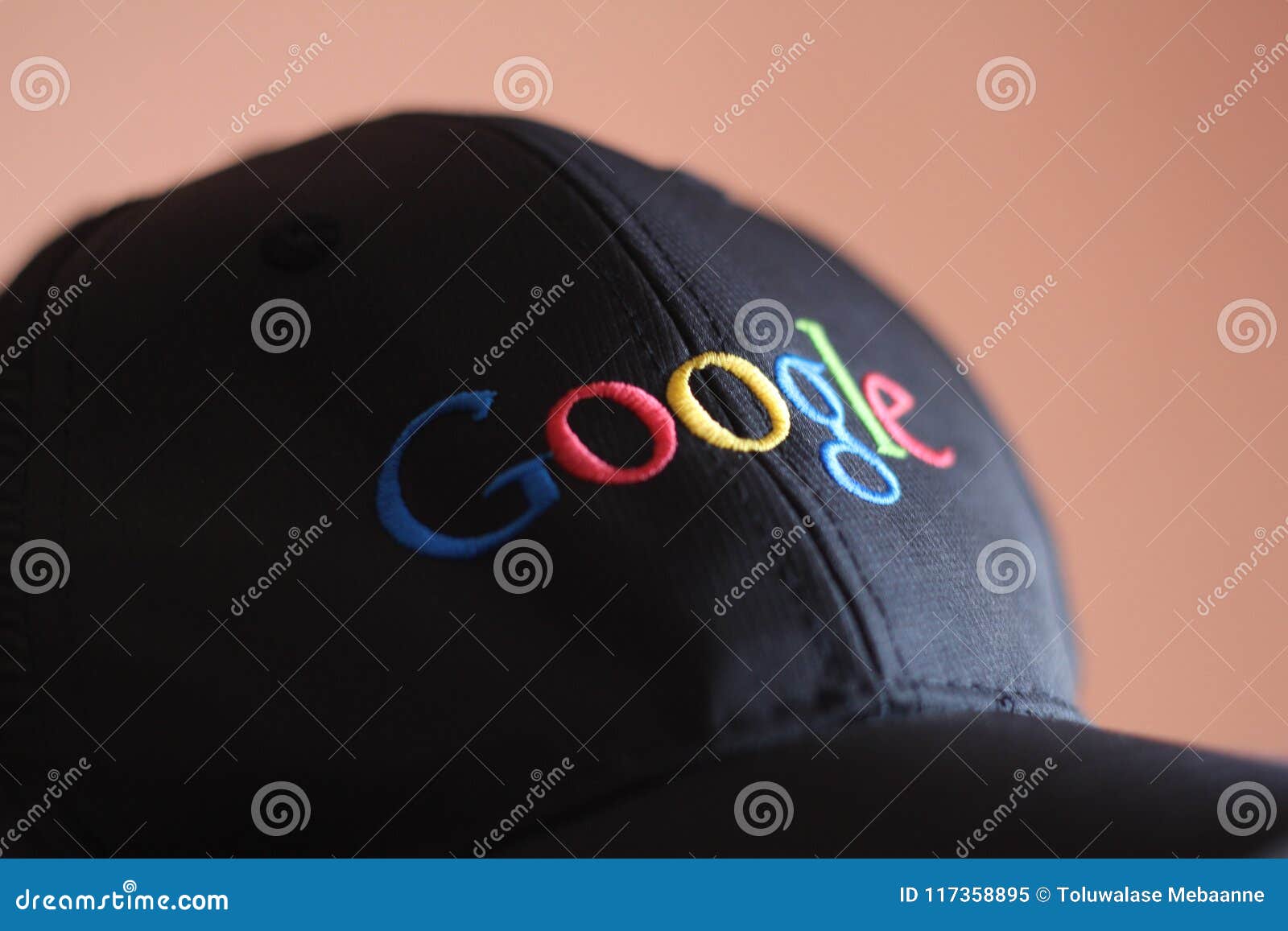 Google Labeled Baseball Cap Editorial Image - Image of restocking ...