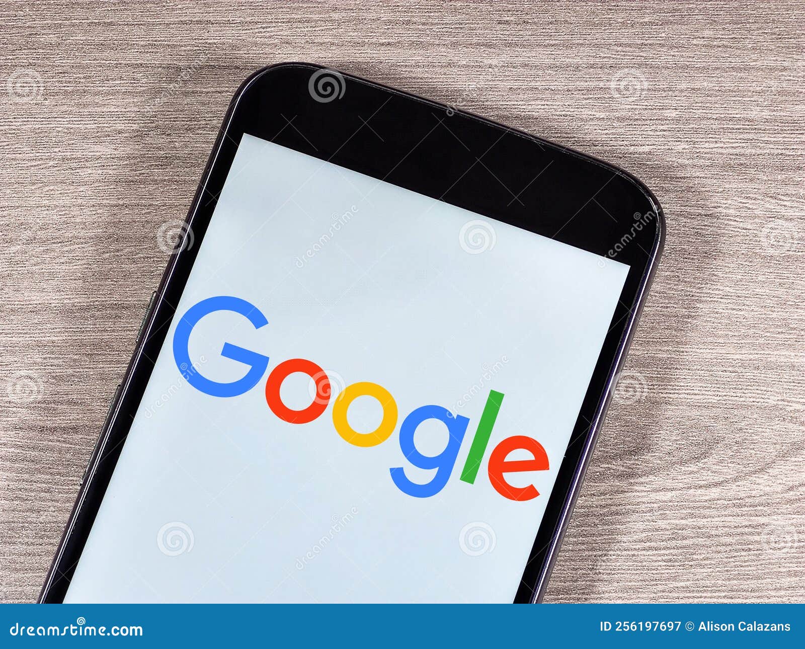 Google Logo on the Smartphone Screen. Google is an American ...