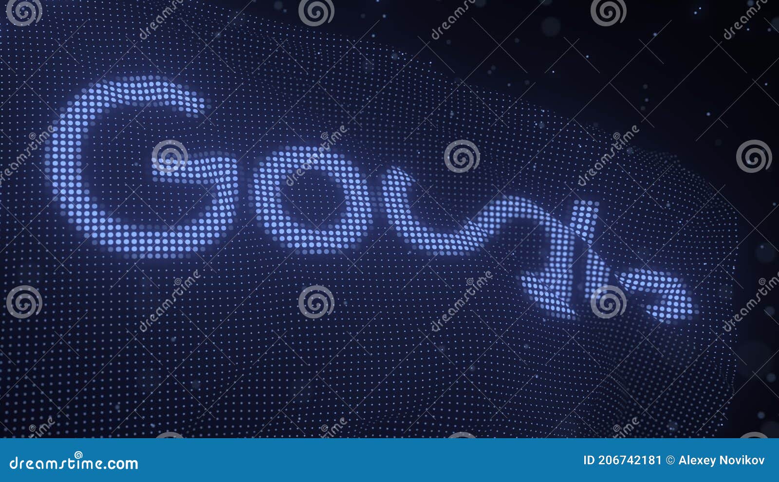 GOOGLE Logo on a Waving Digital Flag, Looping 3d Animation Stock Video ...