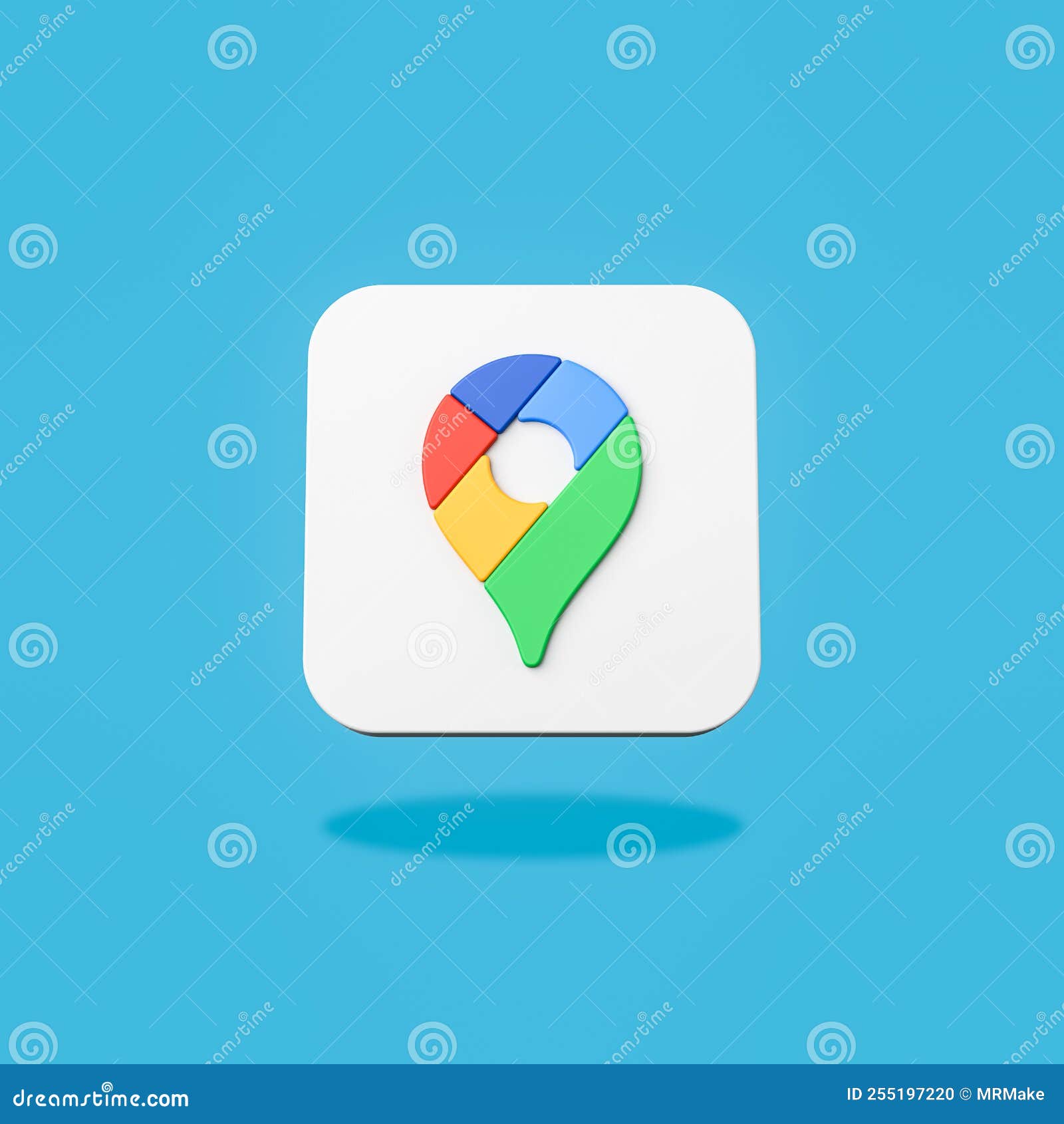 New Google Maps Icon 2020 Cartoon Vector | CartoonDealer.com #171821105