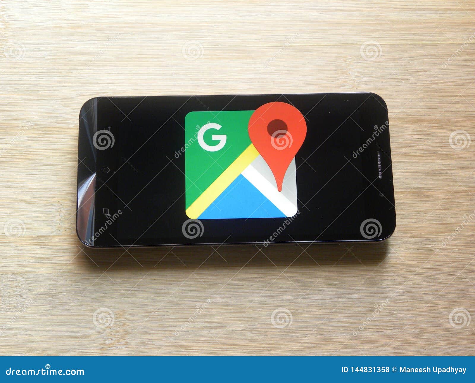 Google Maps on Mobile Phone Editorial Stock Photo - Image of mapping ...