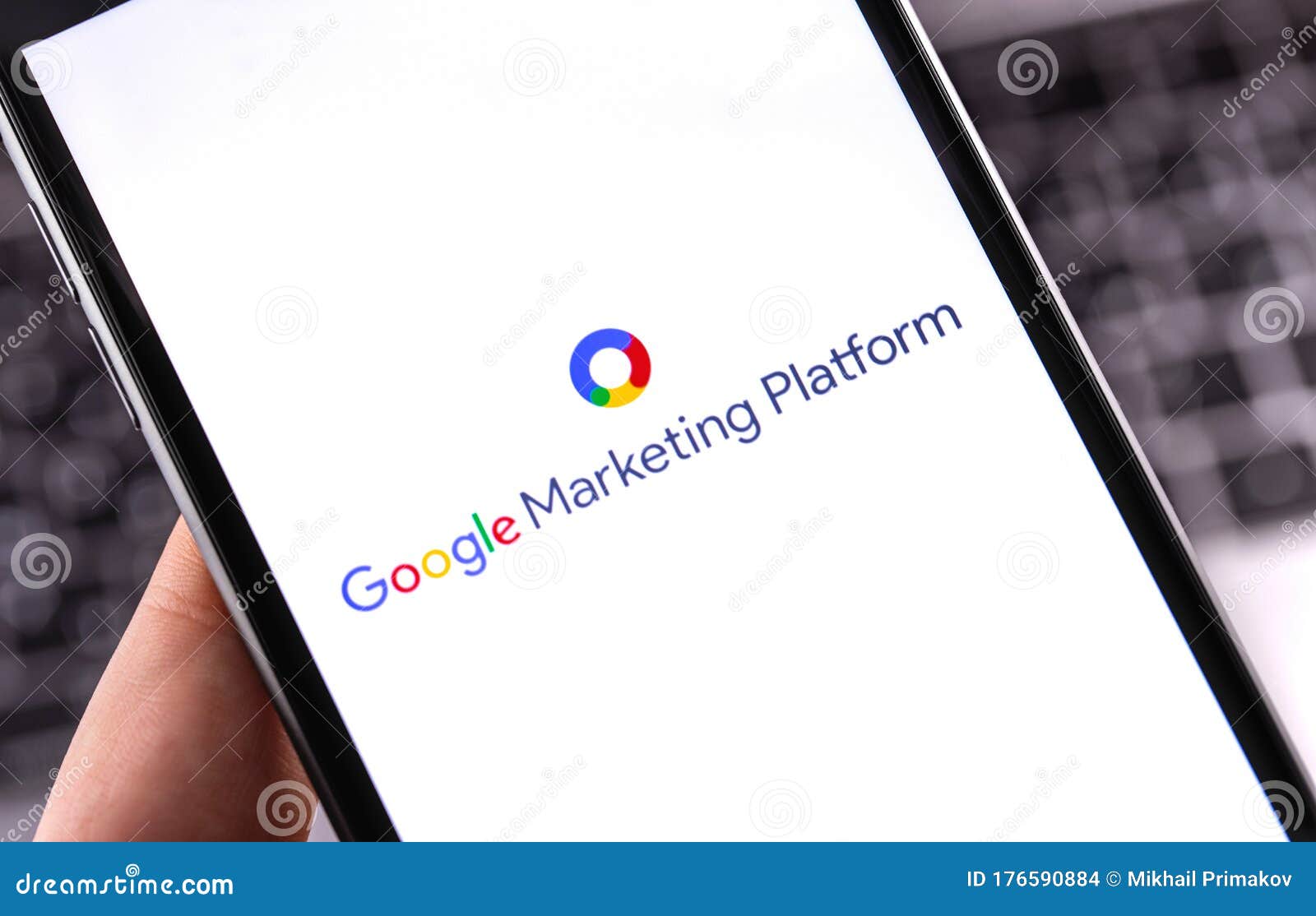 Google Marketing Platform Symbol on the Editorial Stock Image - Image ...
