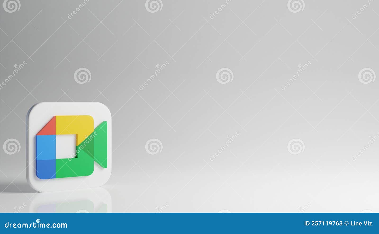 Google Meet Banner for Portofolio Editorial Stock Photo - Illustration ...