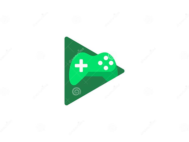 Google Play Games Logo stock illustration. Illustration of number ...
