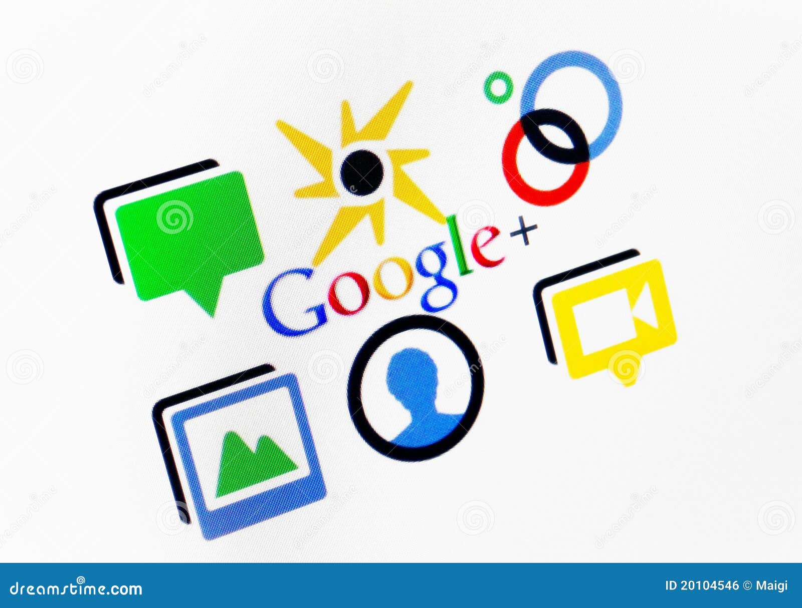 Google Plus editorial photo. Image of google, visualize - 20104546