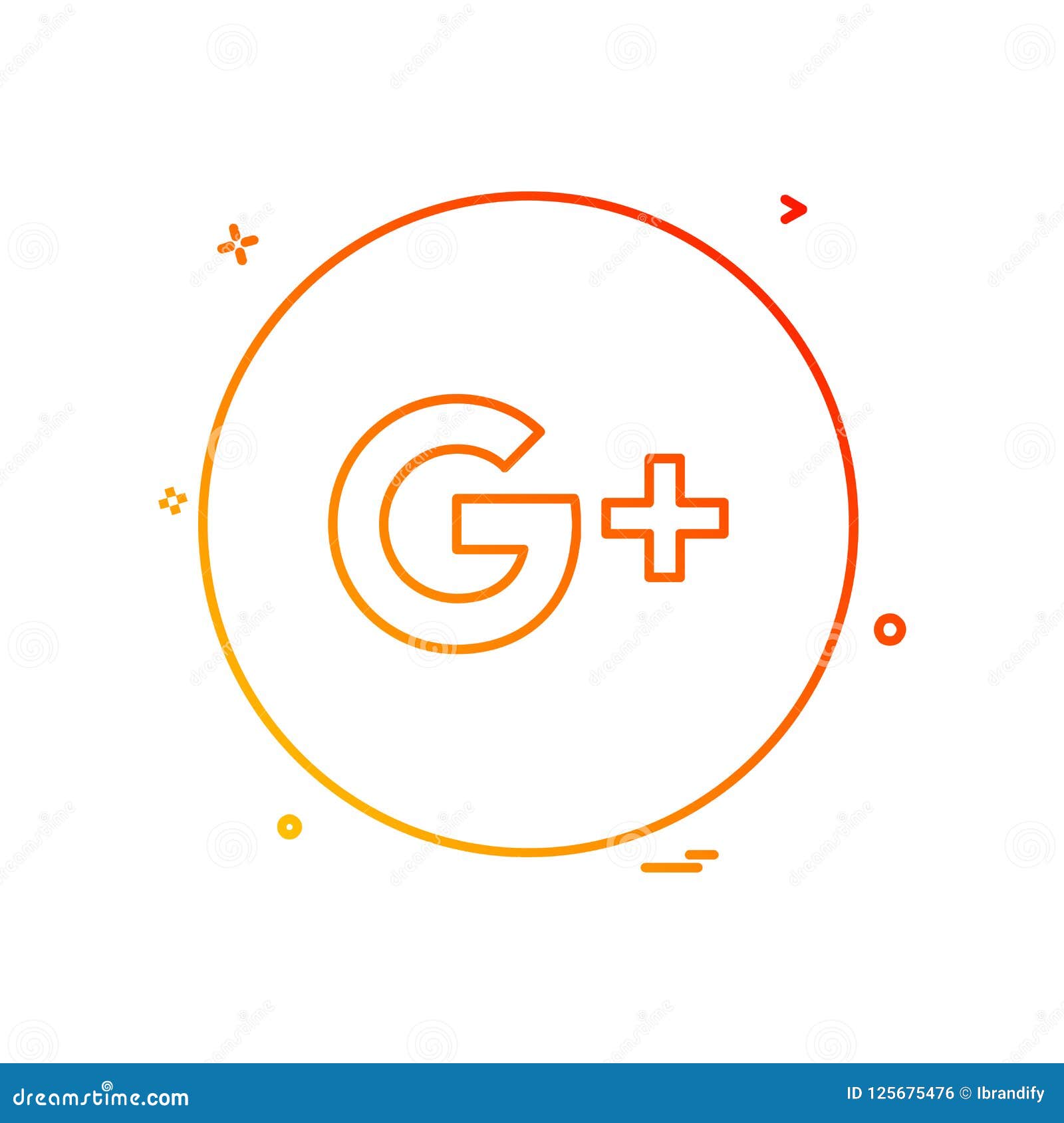Google Plus Icon Design Vector Editorial Photo - Illustration of sign ...