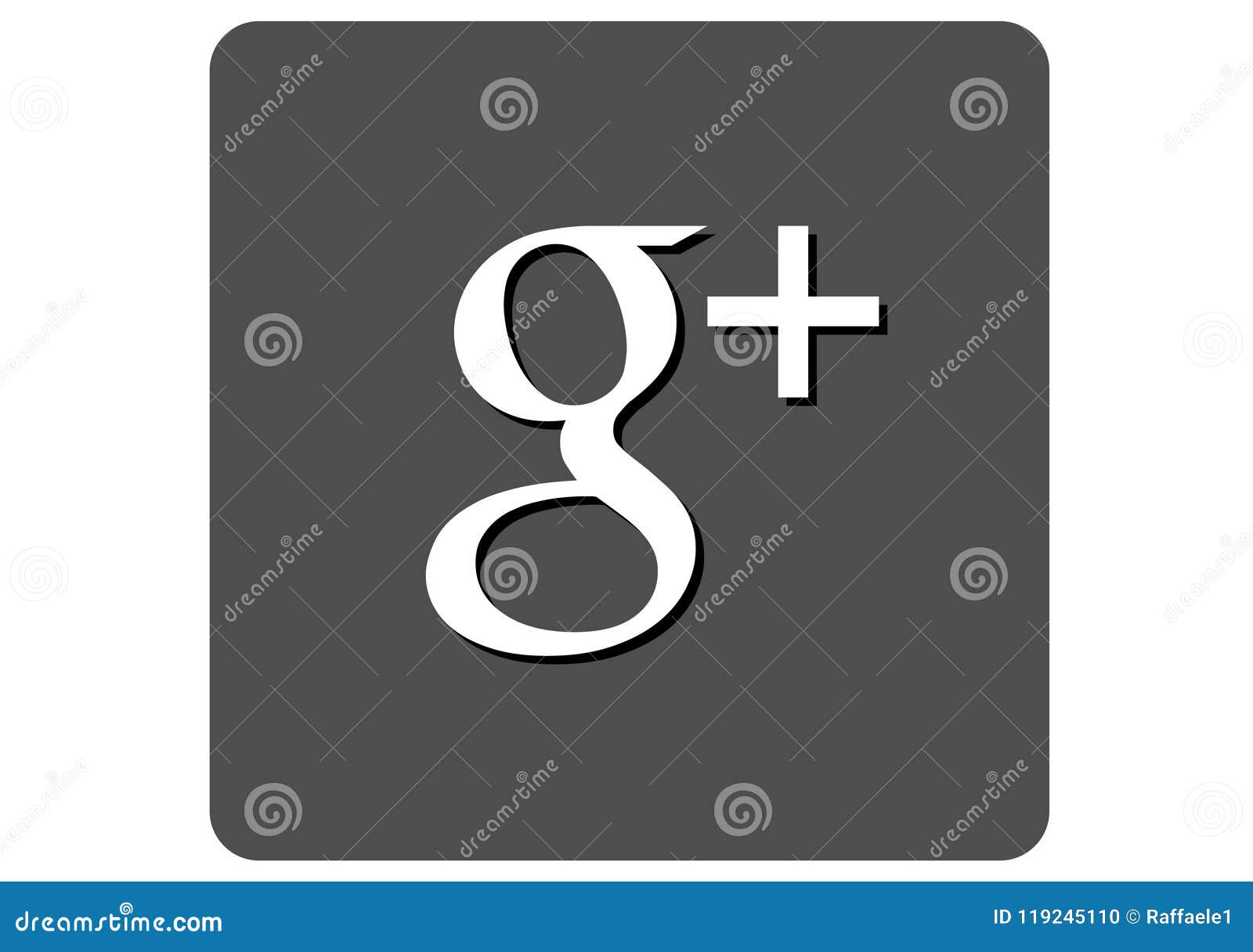 Google Plus Social Media Logo Editorial Image - Illustration of scale ...
